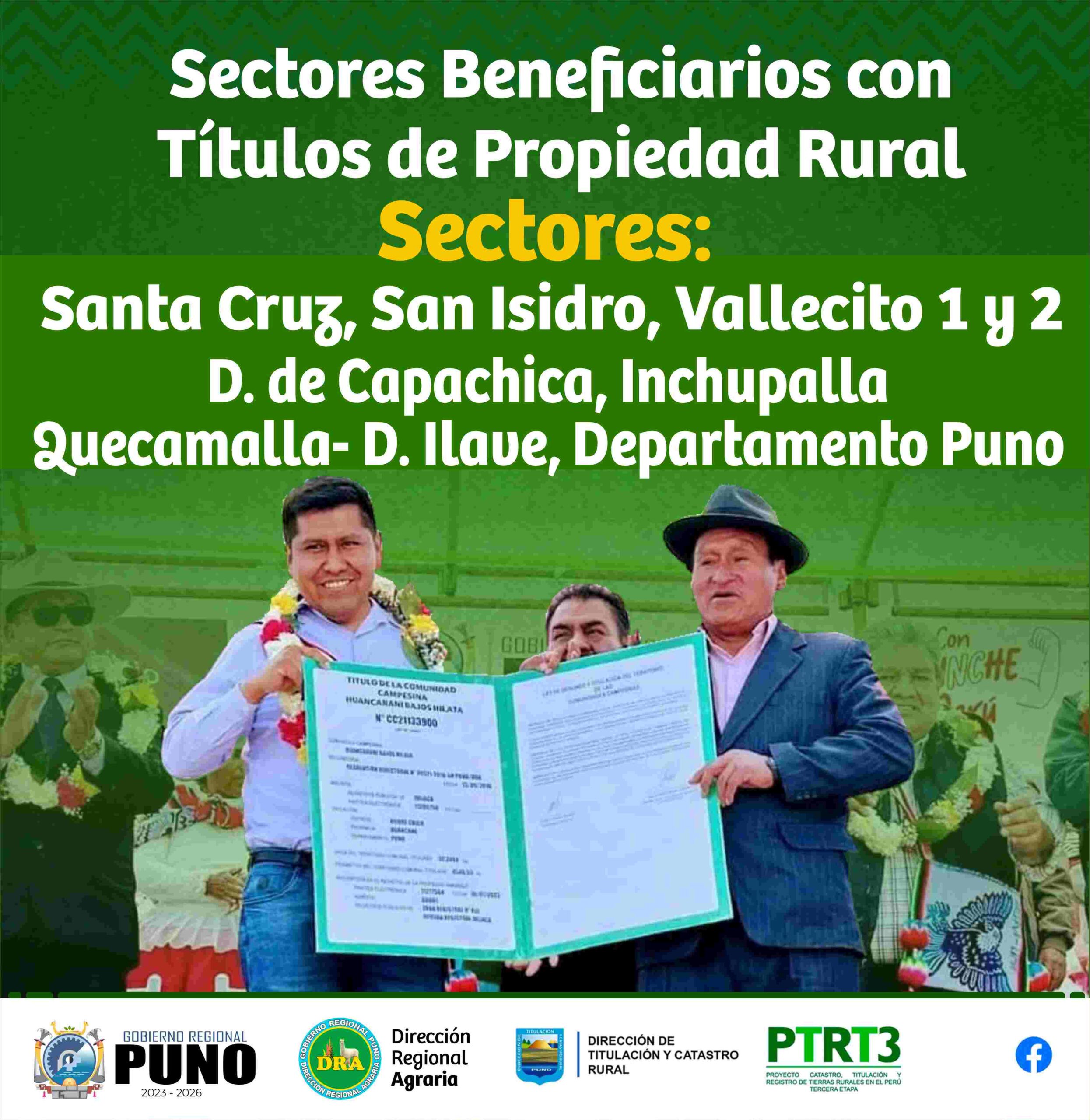 ENTREGA DE TITULOS DE PROPIEDAD RURAL SE REALIZA POR PARTE DE LA ...