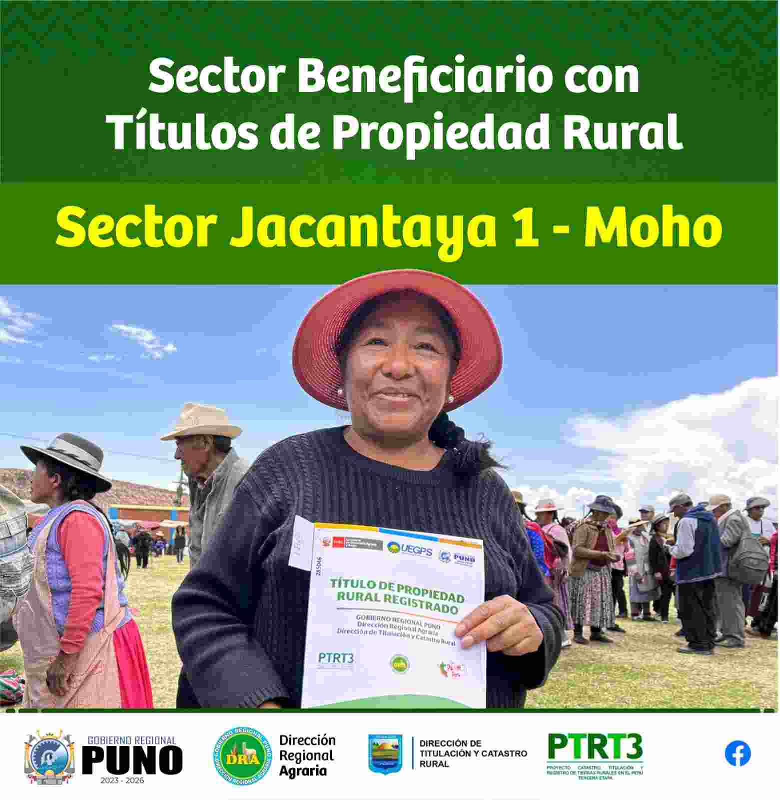 DESDE LA DIRECION DE TITULACION Y CATASTRO RURAL SE CONTINUA CON LA ...